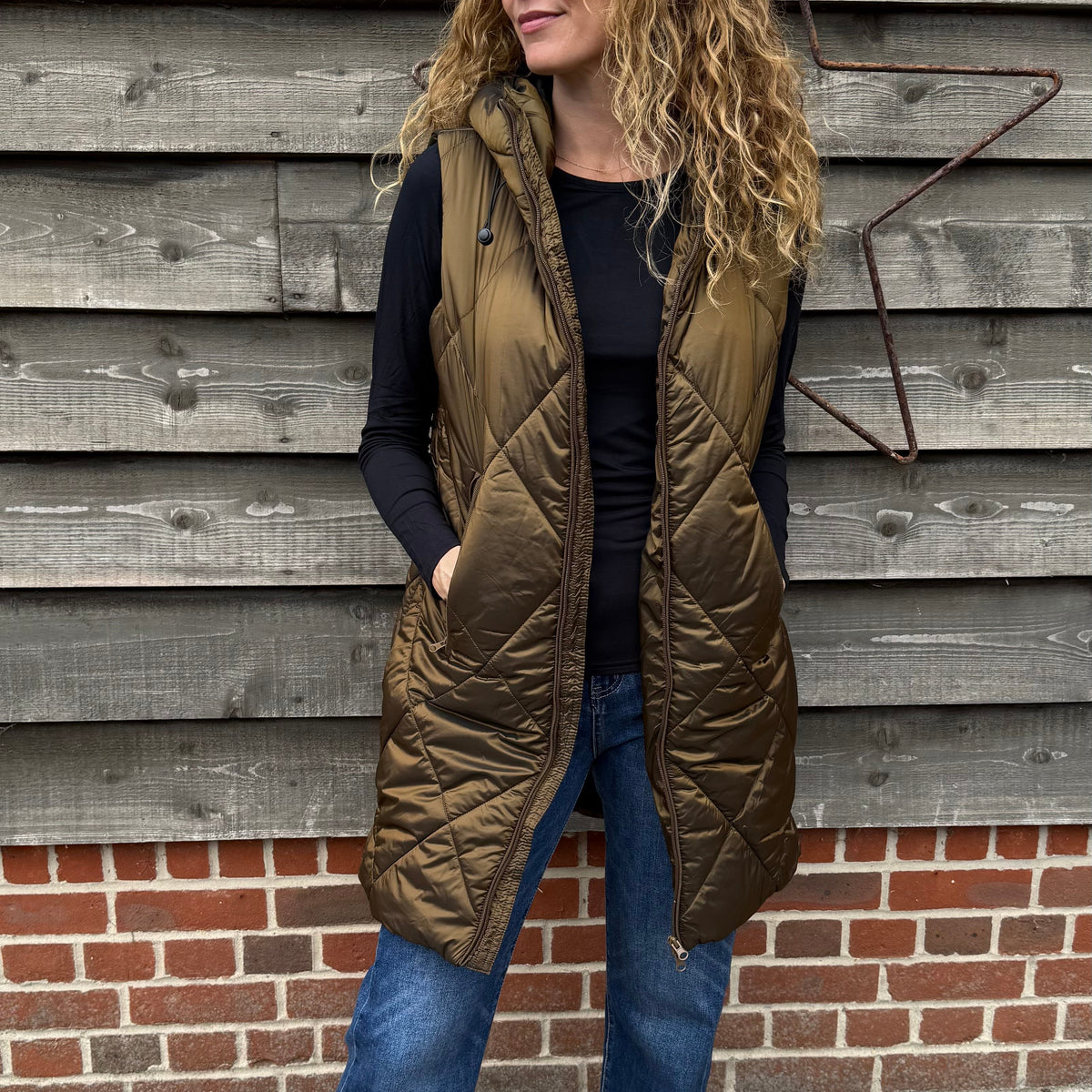 Kyla Long Gilet – Solo Mia